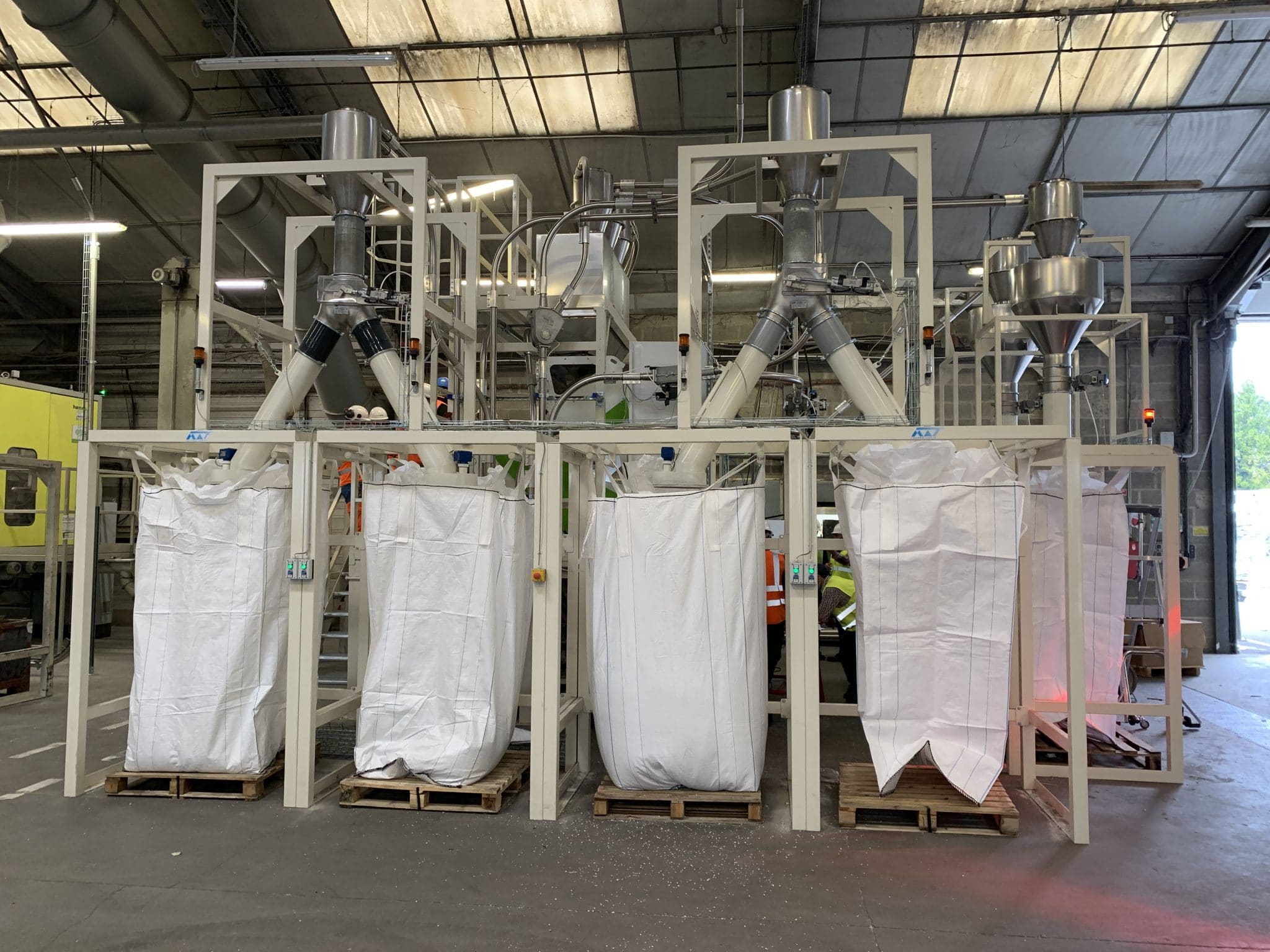 Mat Technologic – Nouvelle installation d’une chaîne de tri optique